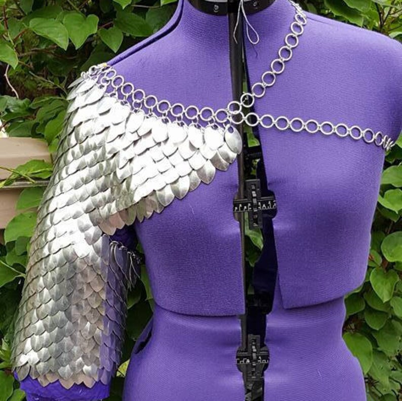 Custom Scale mail shoulder/eblow armor | Etsy