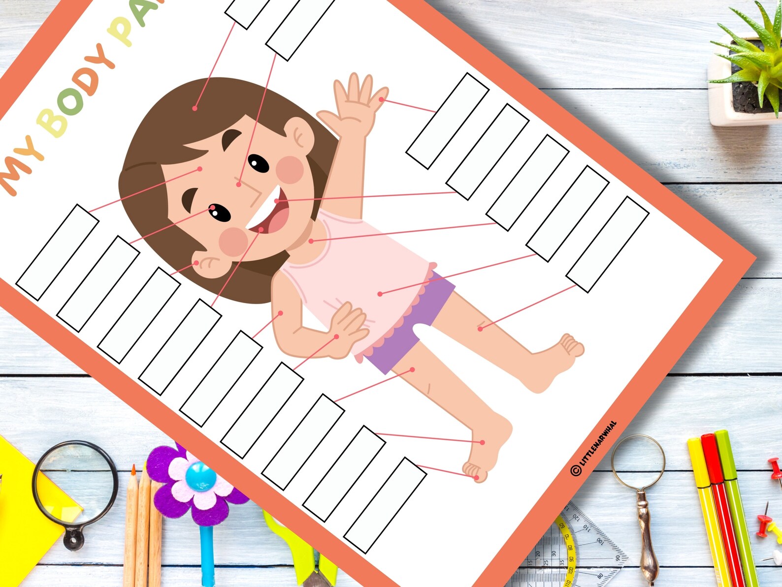 Printable Body Parts Busy Book for Toddlers and Preschoolers - Etsy