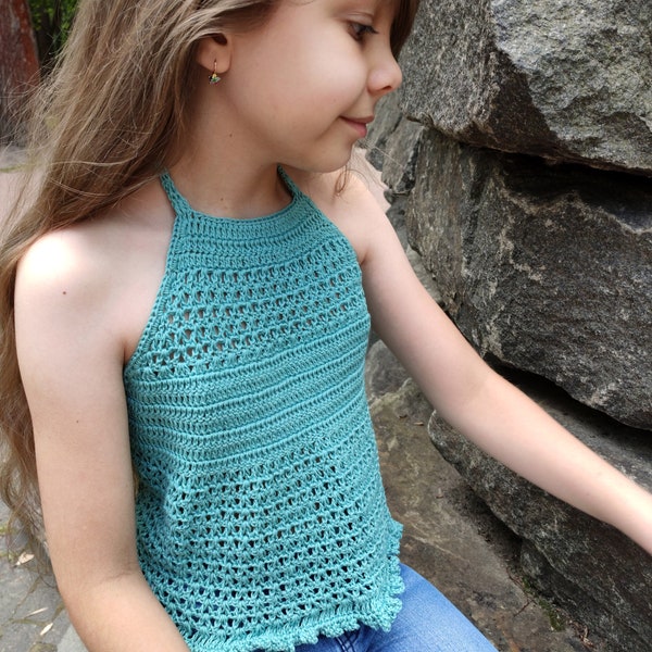 Girls Halter Top - Etsy