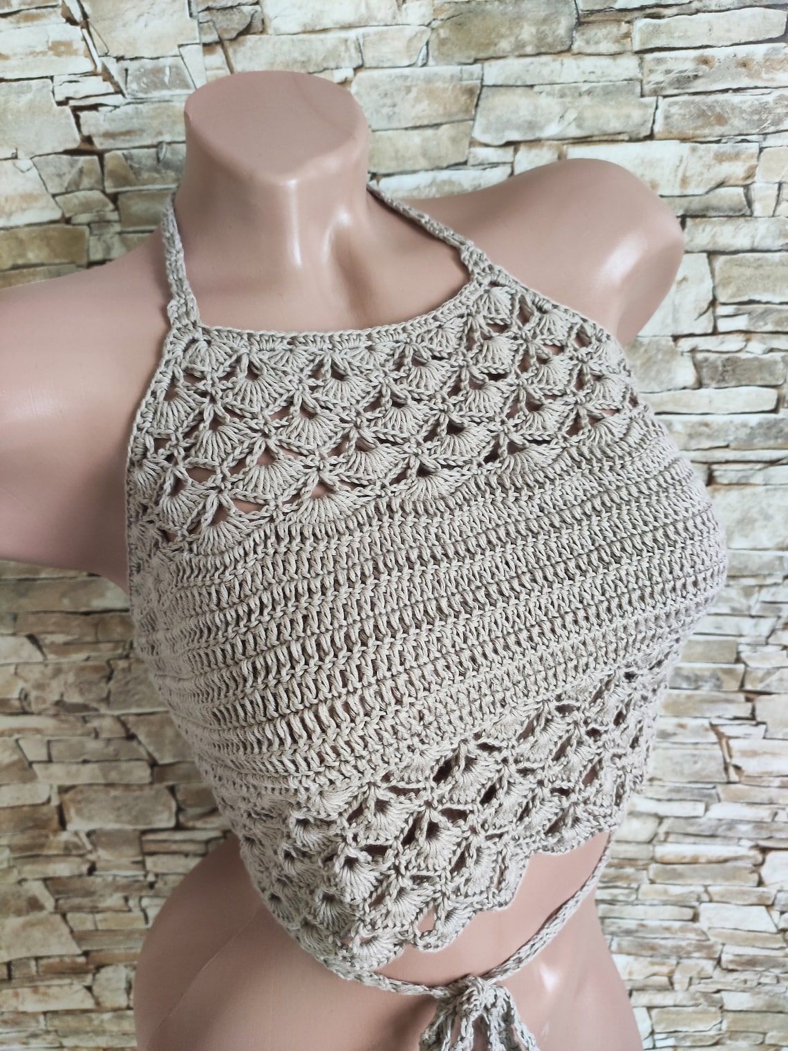 Sexy Crochet Crop Top Summer Festival / Beach Clothing for | Etsy