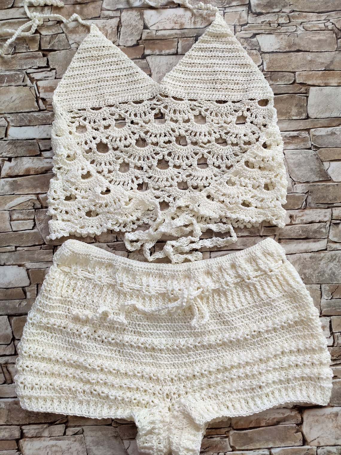 Crochet Set Shorts and Top for Kids Toddler / Baby Outfit Boho - Etsy