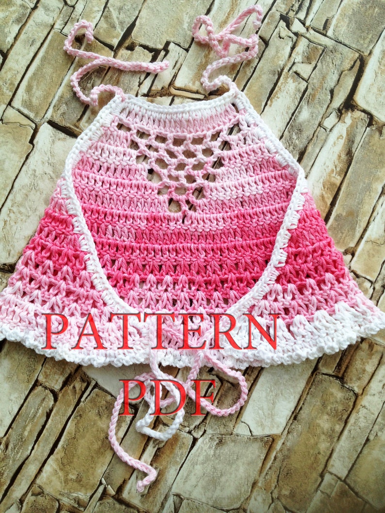 Crochet Baby Crop Top PATTERN Beach Summer Clothing for Baby | Etsy