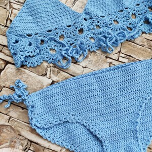 Crochet Kids Swimsuit, Child Swim Top and Bottom Set, Beach Clothing ...