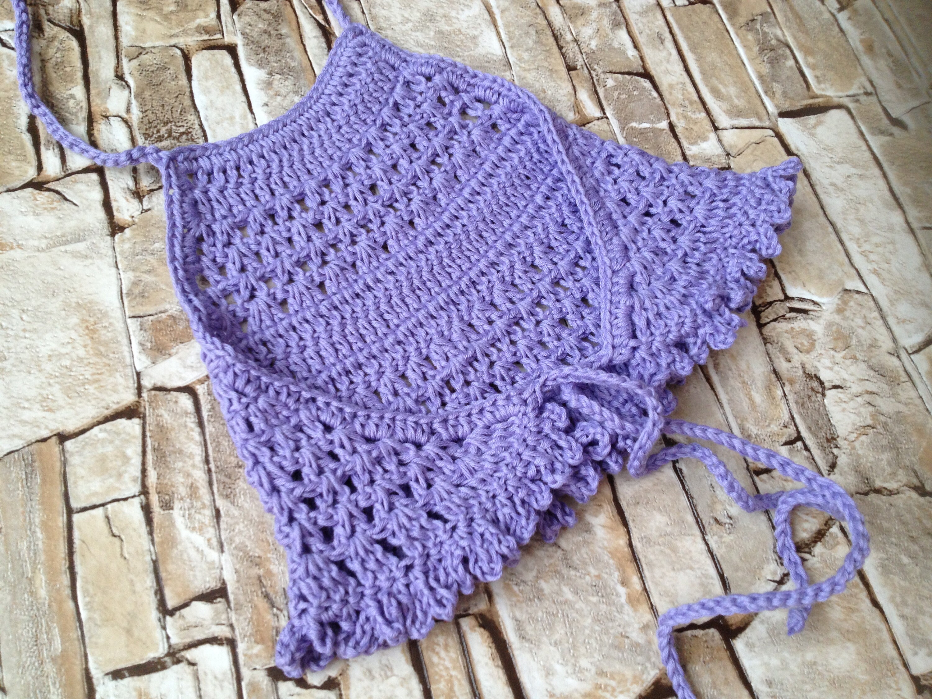 Crochet baby top PATTERN Open back crop top PDF Pattern Beach | Etsy