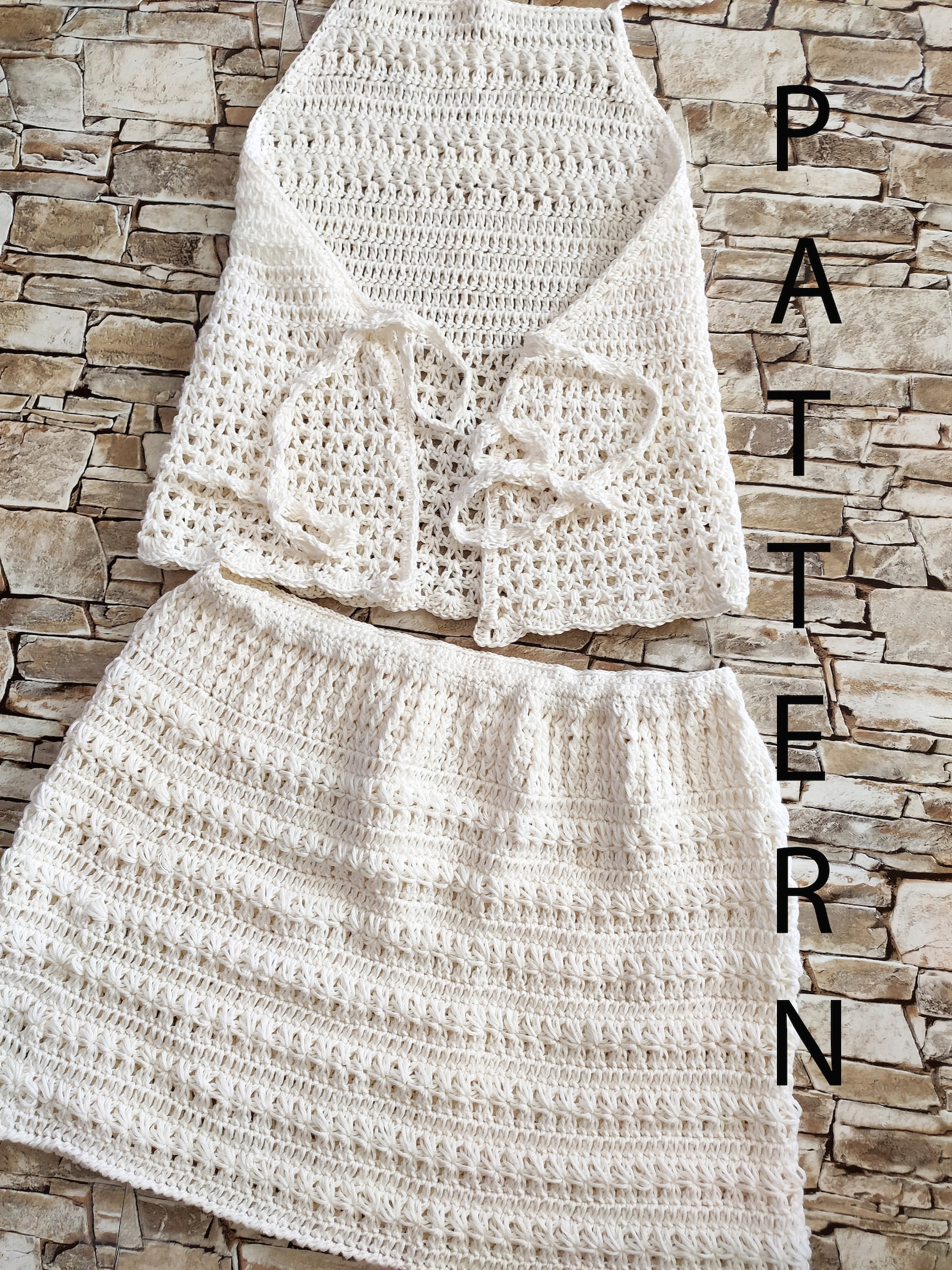 PATTERN Crochet Set for Kids Included Pattern for Halter Top - Etsy