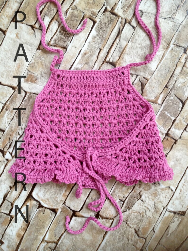 Crochet Baby Top PATTERN Tutorial Vacation Beach Clothing for Baby PDF ...