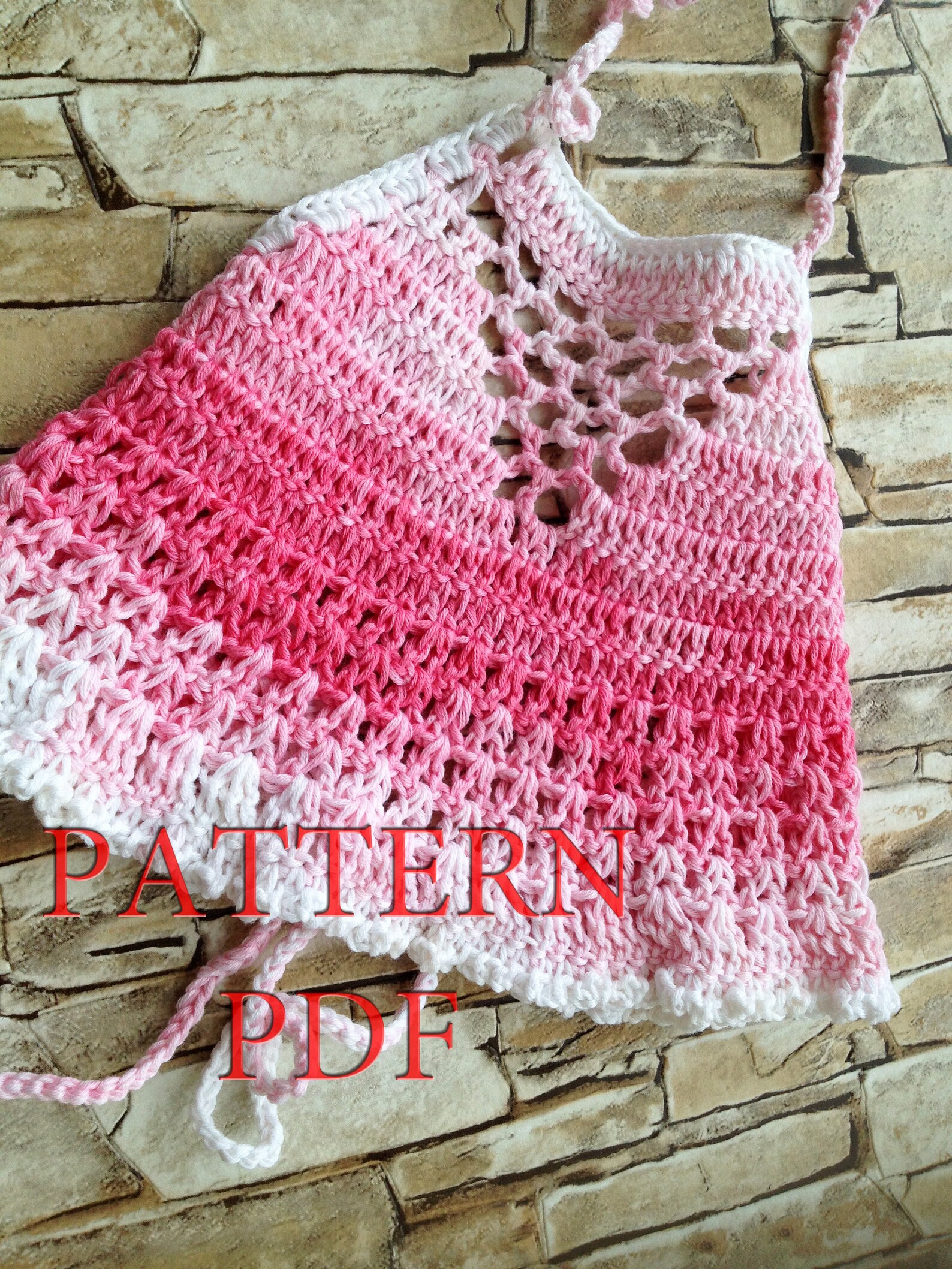 Crochet Baby Crop Top PATTERN Beach Summer Clothing for Baby | Etsy