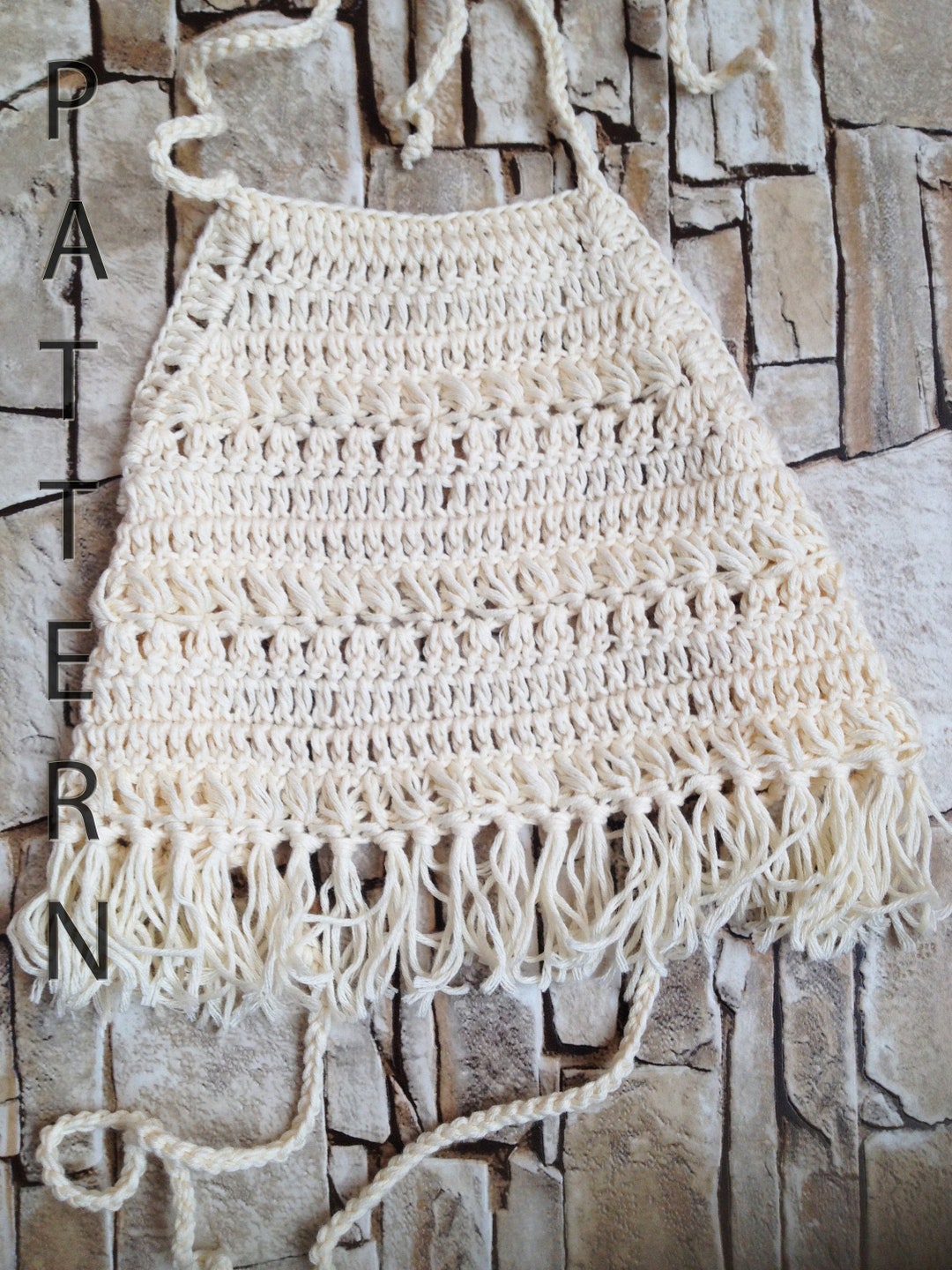 Pattern Crochet Baby Top Beach Clothing Tutorial Baby Shower Gift ...