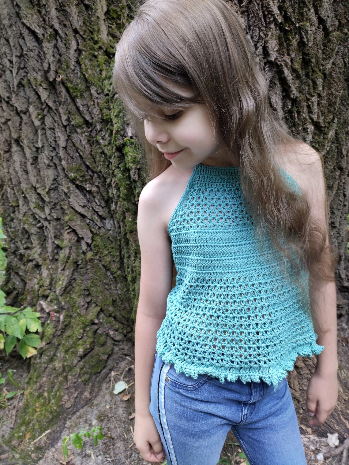 Crochet Halter Top for Little Girls Bohemian Beach Clothing - Etsy