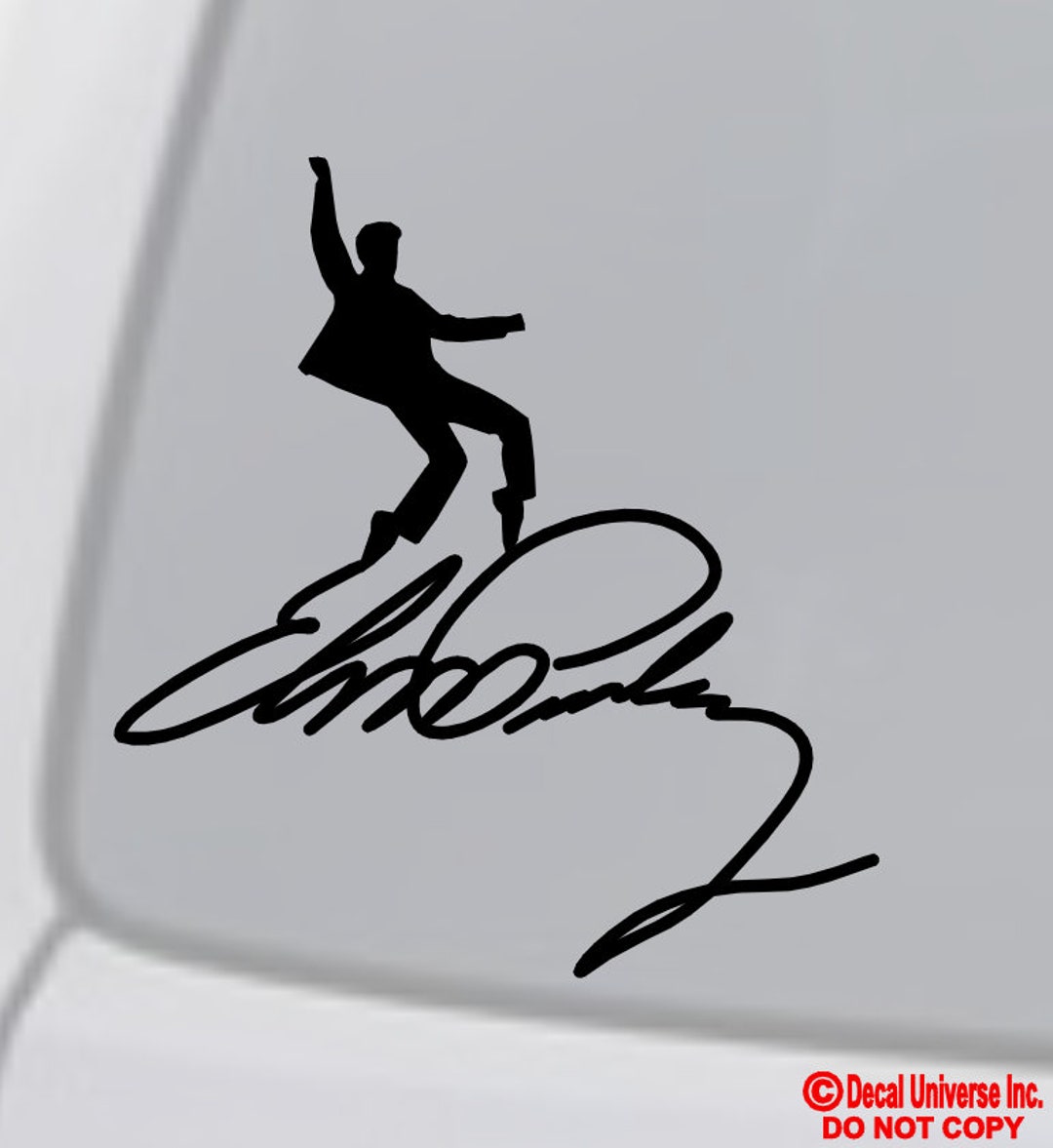 ELVIS PRESLEY Vinyl Decal Sticker Window, Wall, Car, Truck, Bumper ...