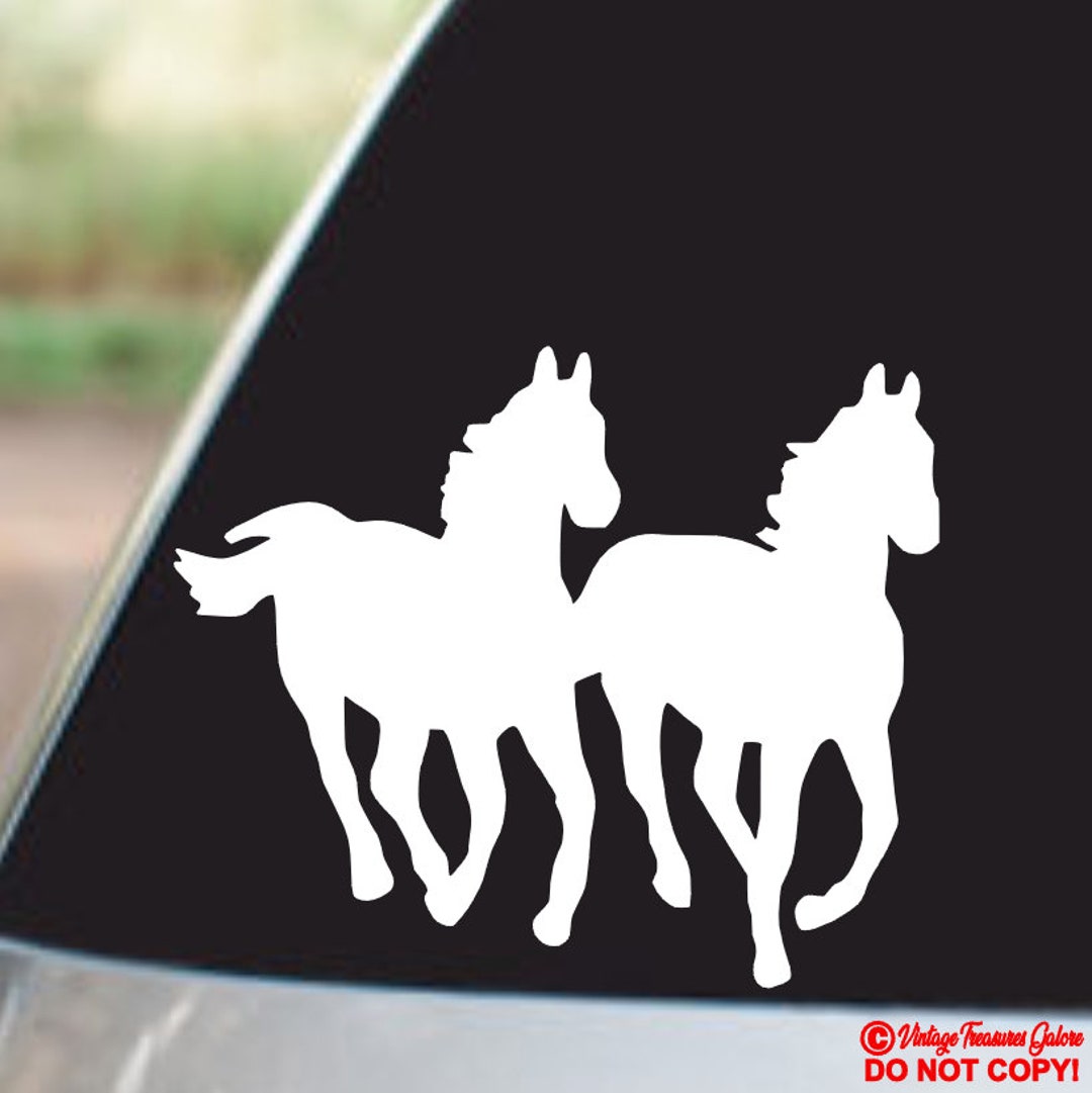 HORSES RUNNING Vinyl Decal Sticker Car Truck Boat Tractor Trailer ...