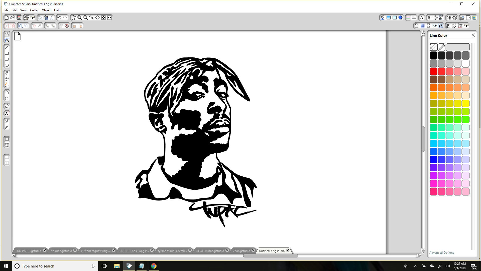 2pac Tupac Shakur Vinyl Decal Sticker Window Wall Bumper - Etsy Canada