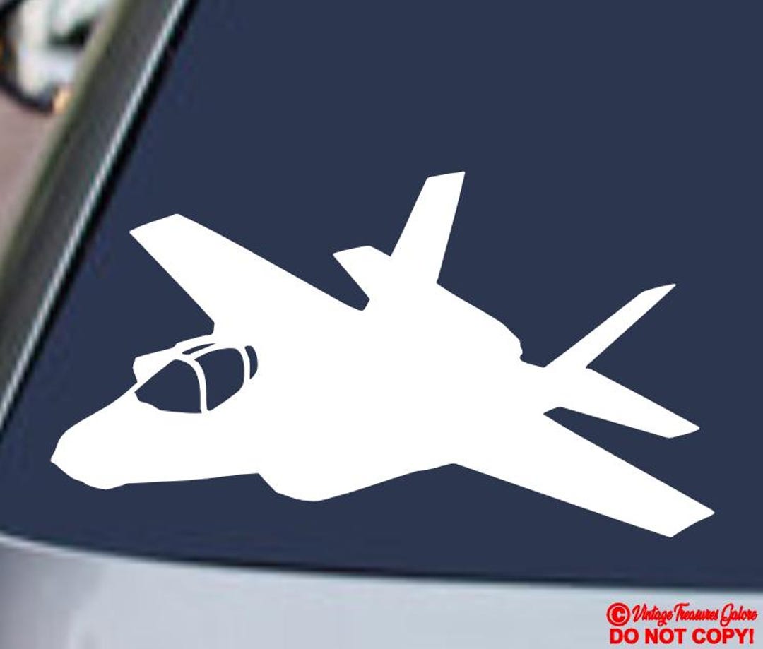 F-35 LIGHTNING II Fighter Jet ~vinyl Decal Sticker for Car, Truck, Van ...
