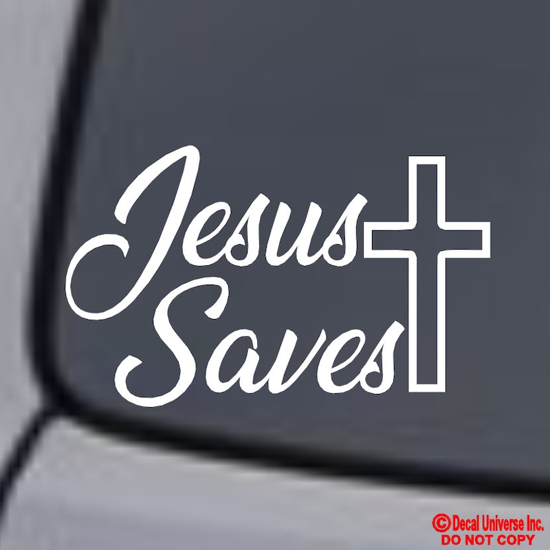 Jesus Decal - Etsy