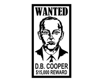 Db Cooper Wanted Poster - Etsy Ireland
