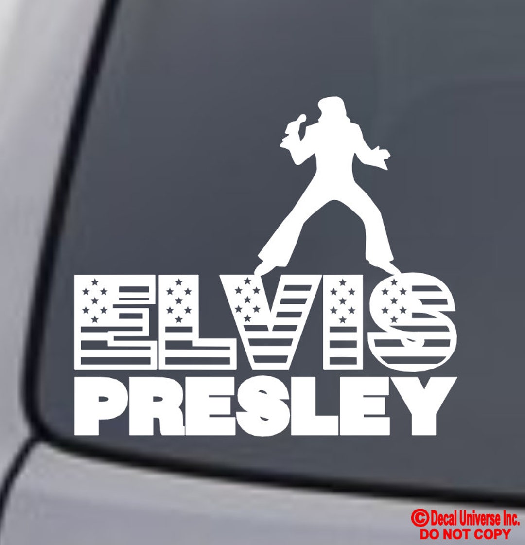 ELVIS PRESLEY Vinyl Decal Sticker Window, Wall, Car, Truck, Bumper the ...
