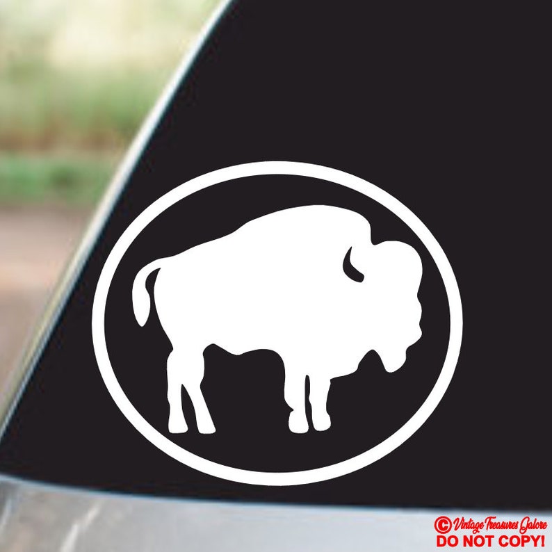American Bison Vinyl Decal Sticker, Car Truck Van Window - Etsy
