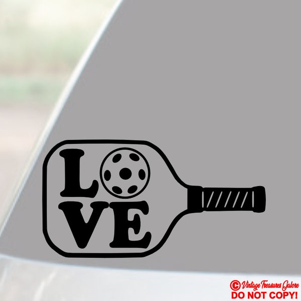 Pickleball Wall Decal - Etsy