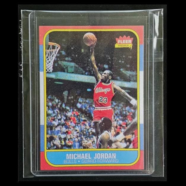 Michael Jordan 1986-87 Rookie Basketball Card #57 Vintage Reprint ...