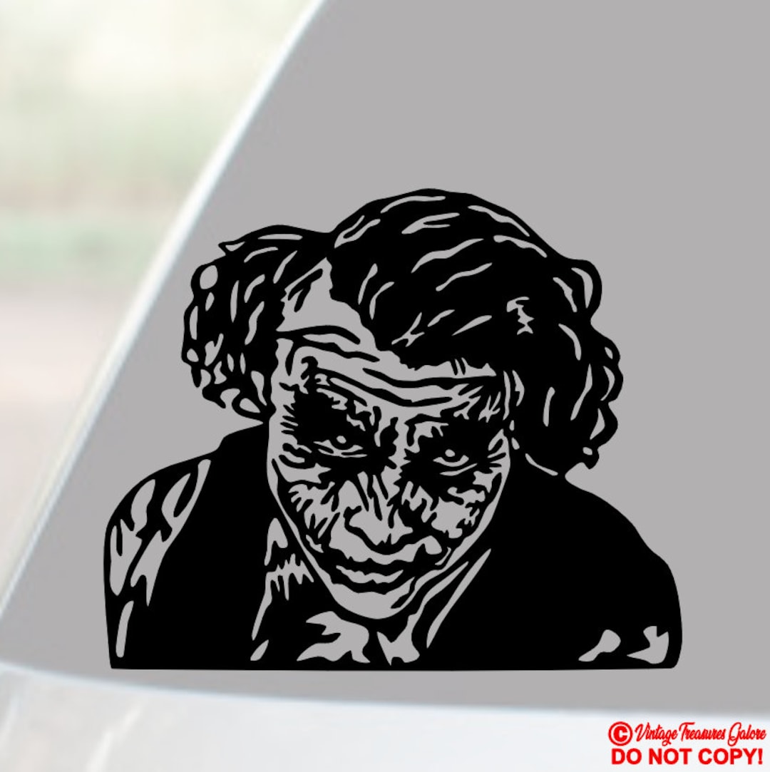 The JOKER Vinyl Decal Sticker Car Truck Boat Laptop Rear - Etsy