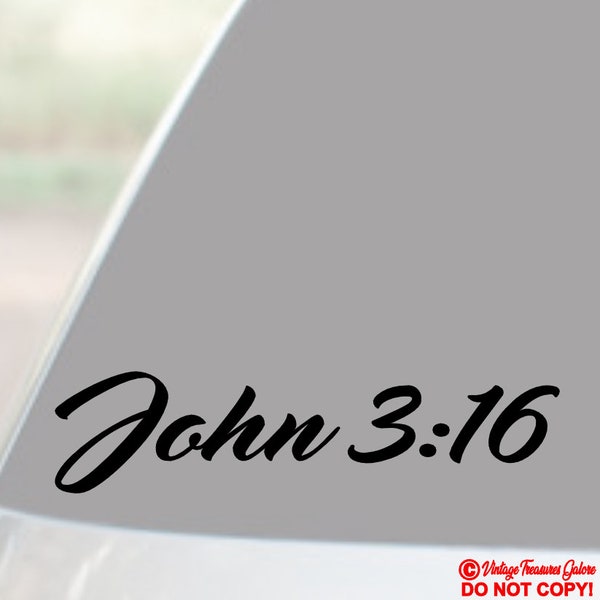 Rear Window Christian Decals - Etsy