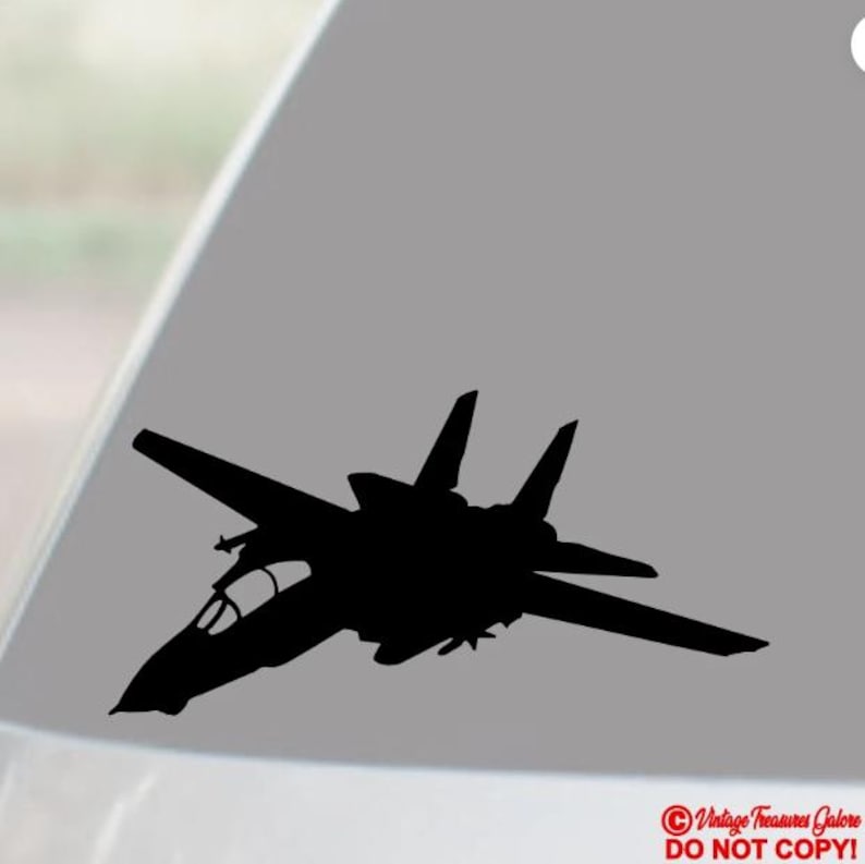 F-14 Tomcat Fighter Jet Vinyl Decal – Car, Truck, Van Sticker - Etsy