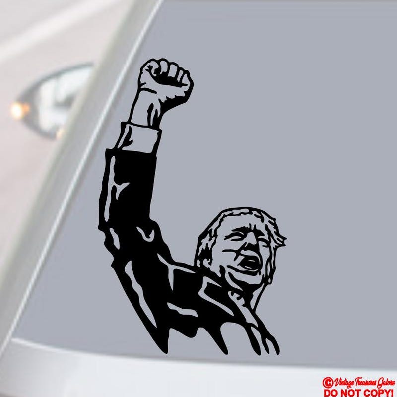 Donald Trump Car Window Decal - Etsy