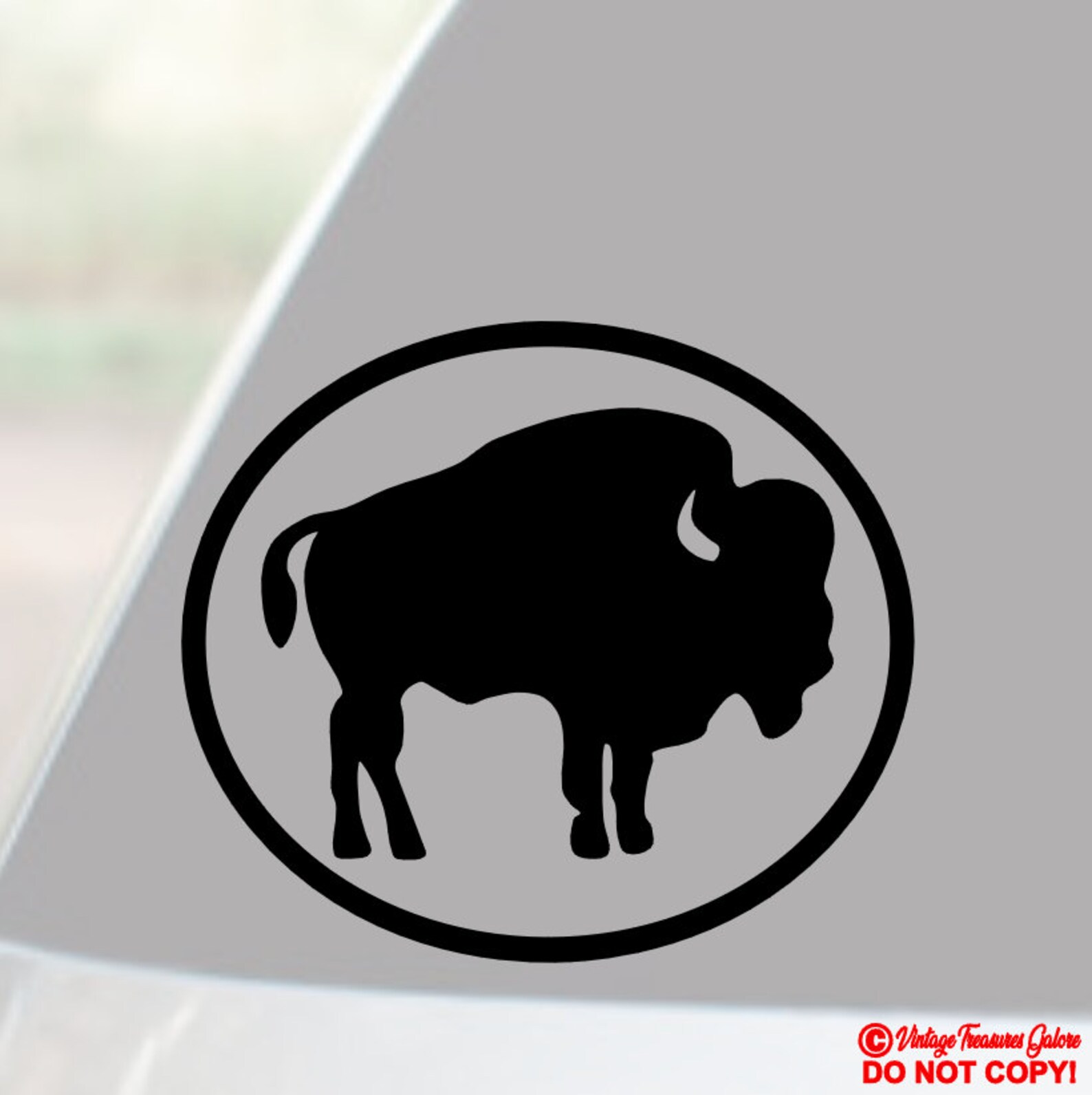 American Bison Vinyl Decal Sticker, Car Truck Van Window - Etsy