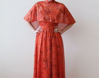 Dress with capelet | Etsy