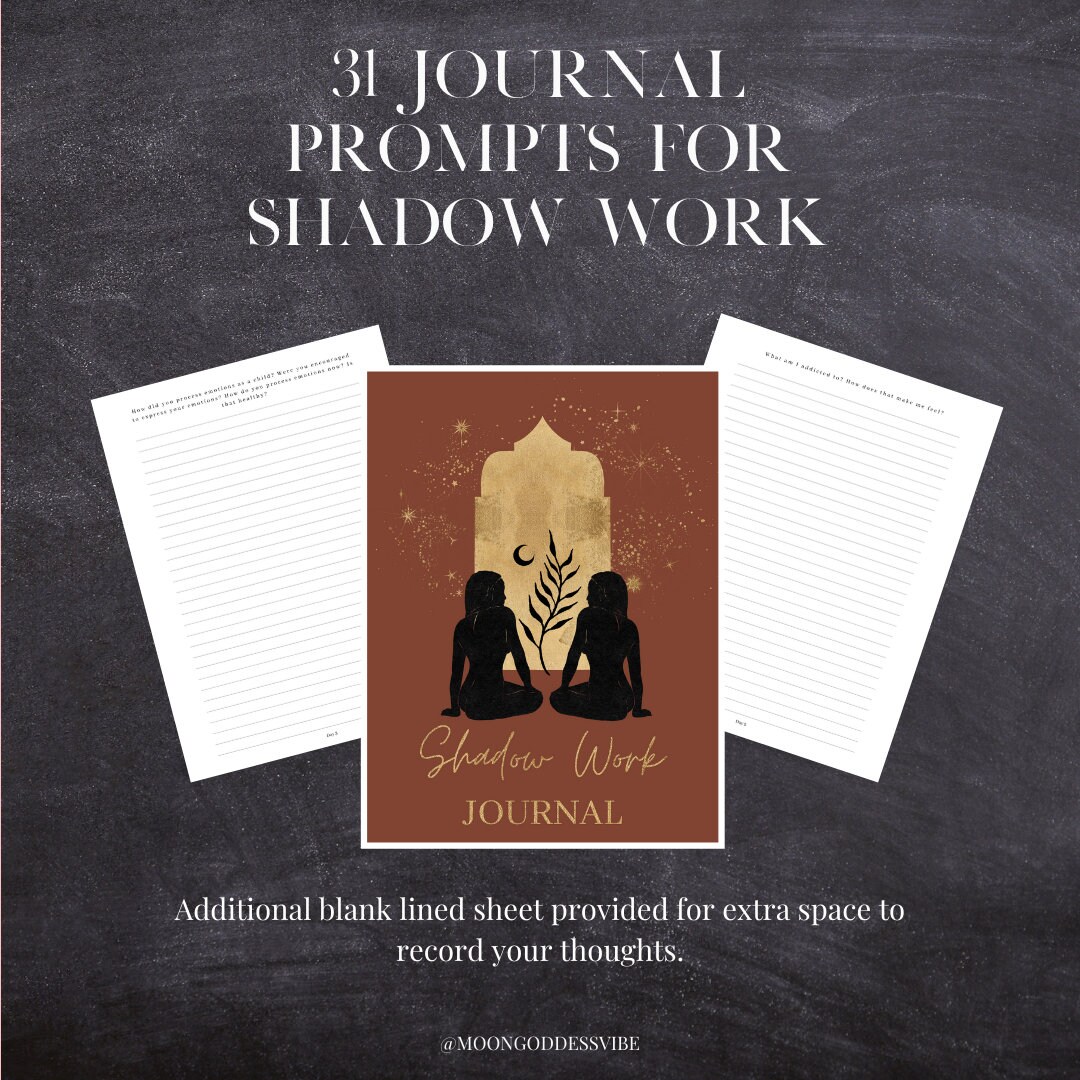 Shadow Work Journal 31 Days of Shadow Work Journaling Prompts Digital ...