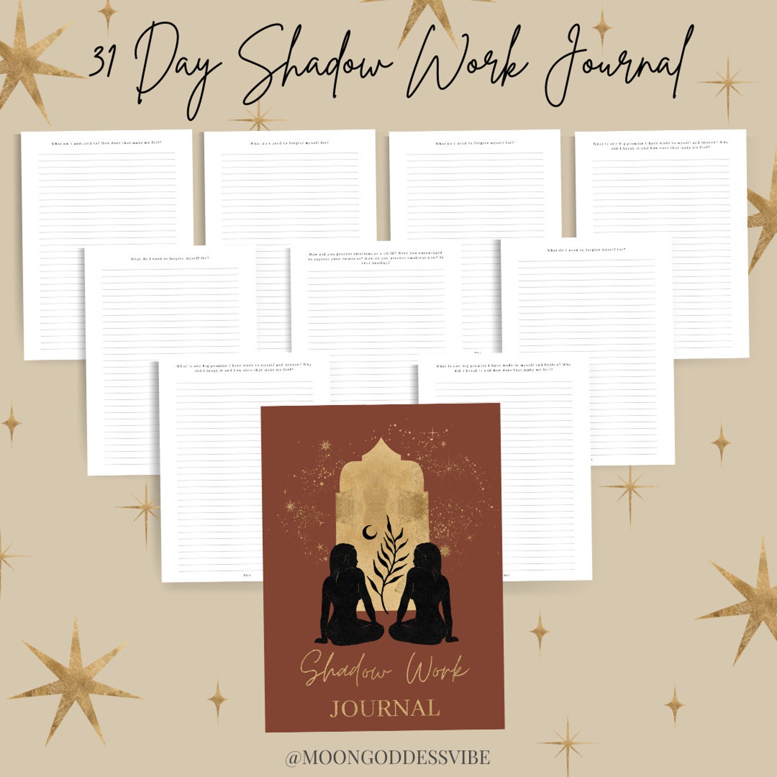 Shadow Work Journal 31 Days of Shadow Work Journaling Prompts Digital ...