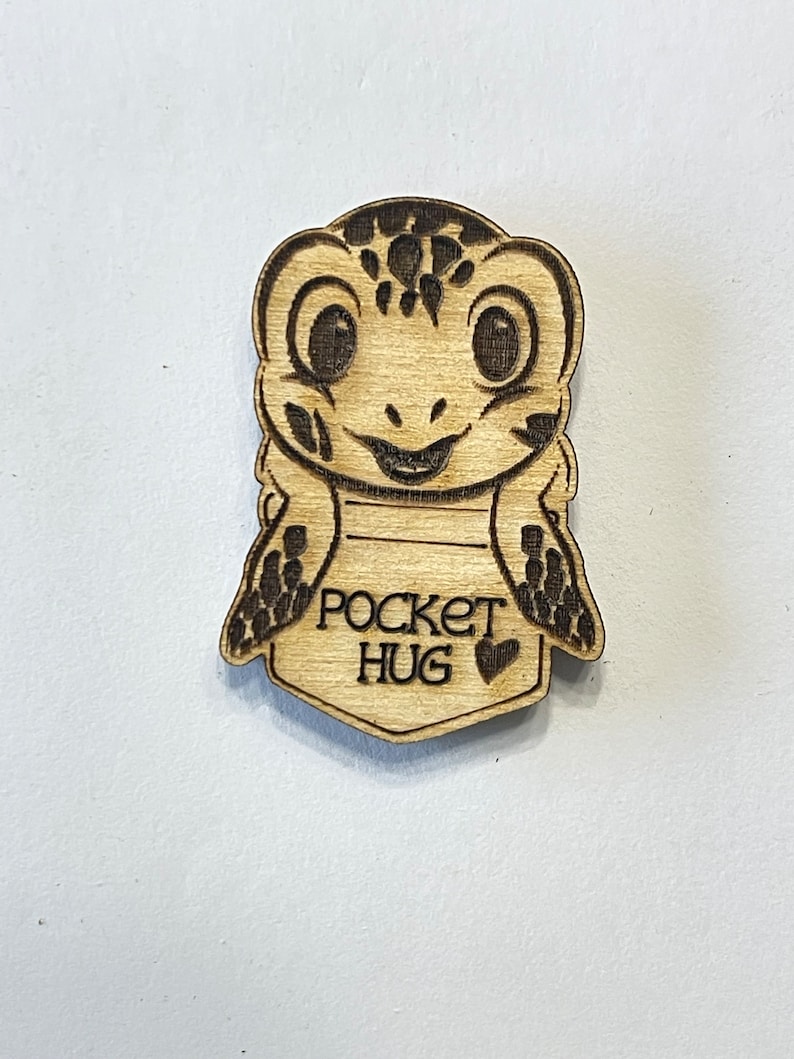 Turtle Pocket Hug: Laser Cut File, Engraving SVG PDF - Etsy