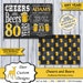 Cheers and Beers 80 Years 80th Birthday Poster Cheers to 80 Cheers ...