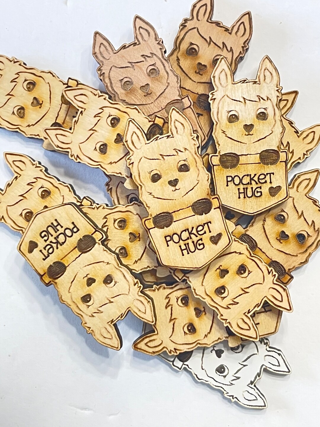 Llama Pocket Hug Laser Ready Cut File for Glowforge or Other Lasers ...