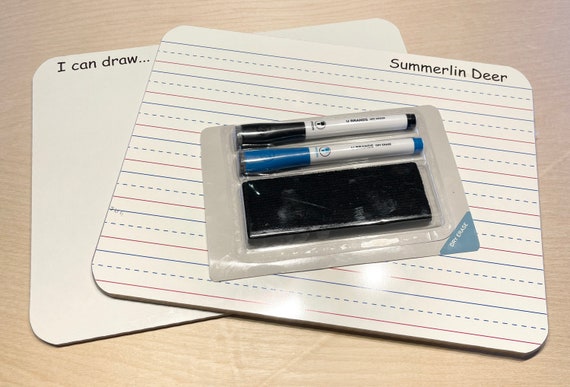 Personalized Engraved Handwriting White Board for Back to School ...