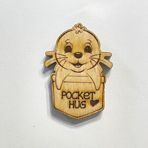 Seal Pocket Hug Laser Ready Cut File for Glowforge or Other Lasers ...