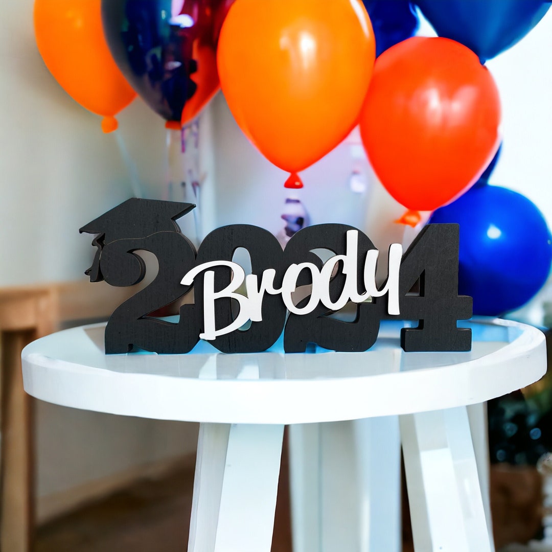 Class of 2024 Custom Graduation Decor Name Sign, Personalized Senior ...