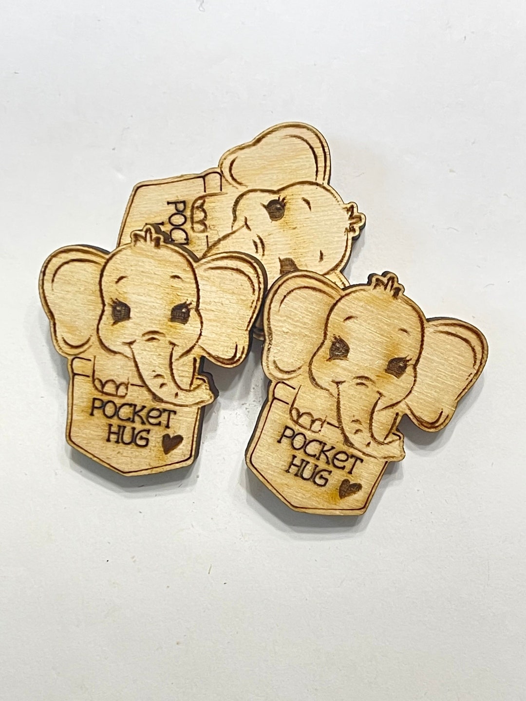 Elephant Pocket Hug Laser Ready Cut File for Glowforge or Other Lasers ...