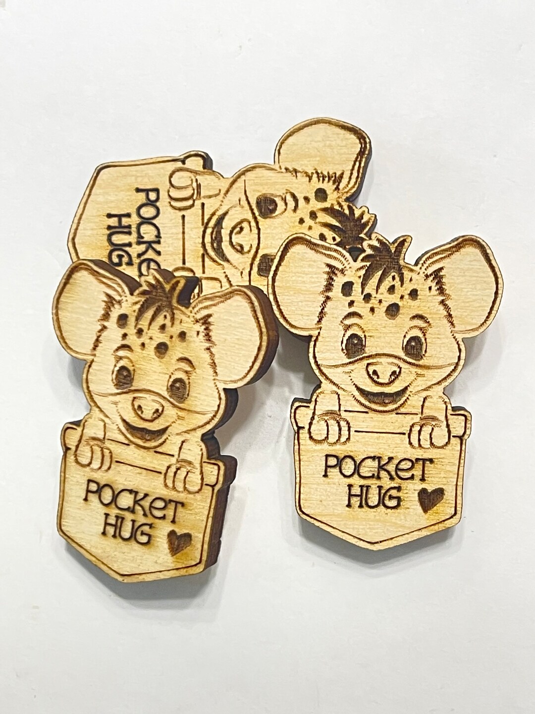 Hyena Pocket Hug: Laser Cut File (SVG & PDF) - Etsy