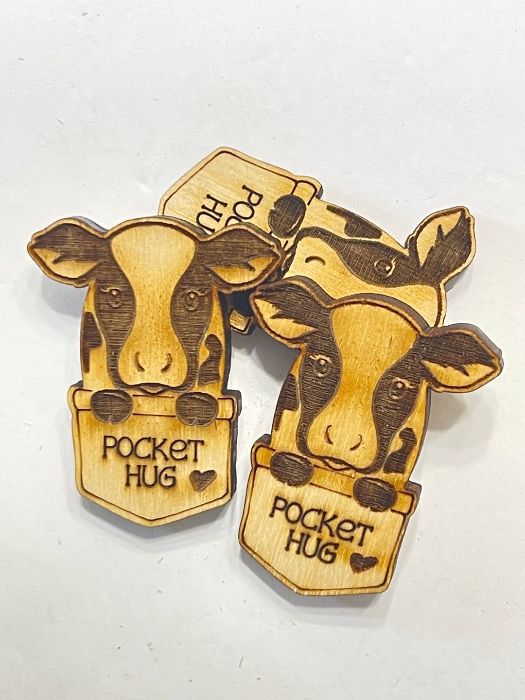 Cow Pocket Hug Laser Ready Cut File for Glowforge or Other Lasers SVG ...