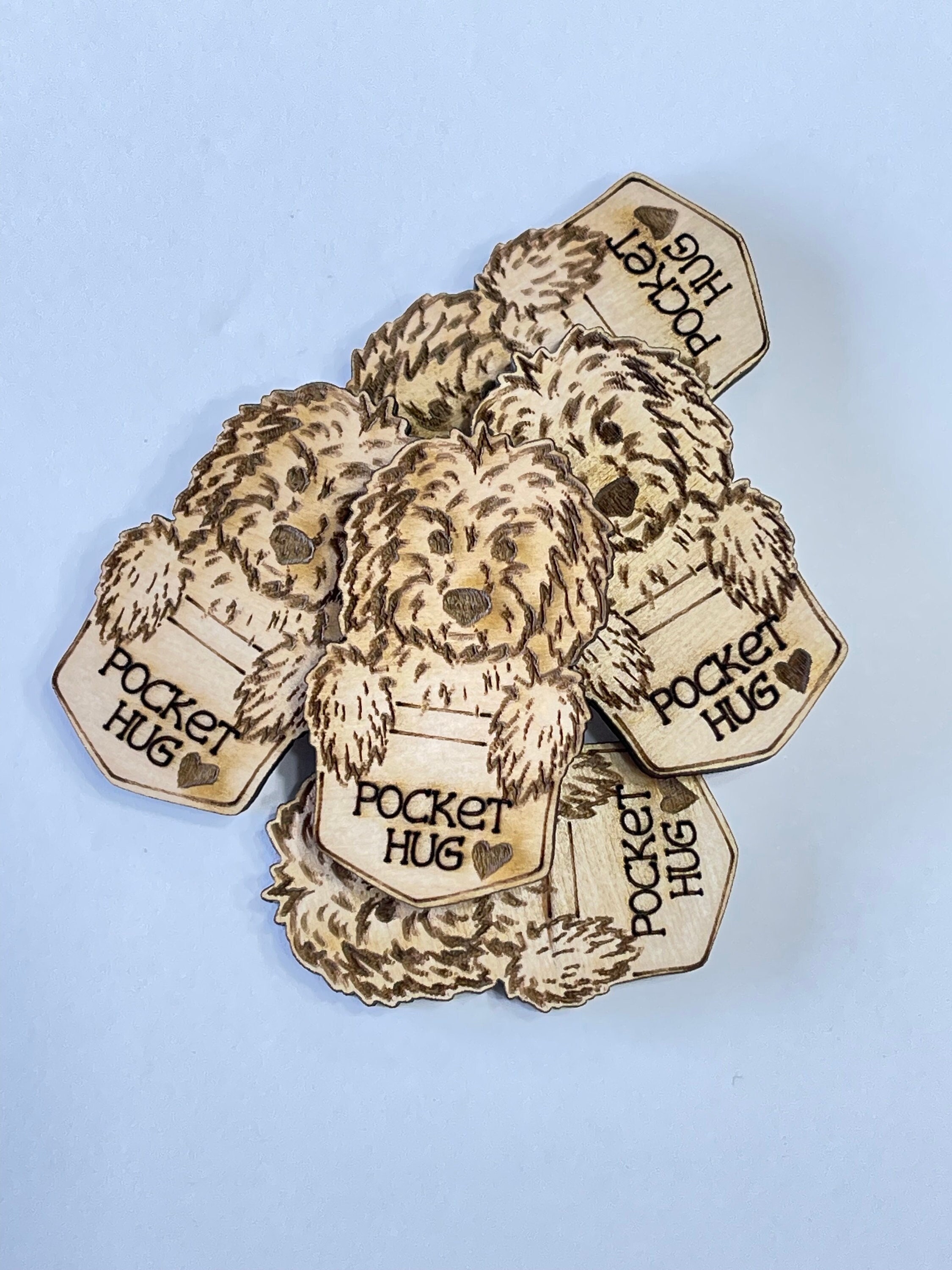 Dog Pocket Hug Laser Ready Cut File for Glowforge or Other Lasers | SVG ...