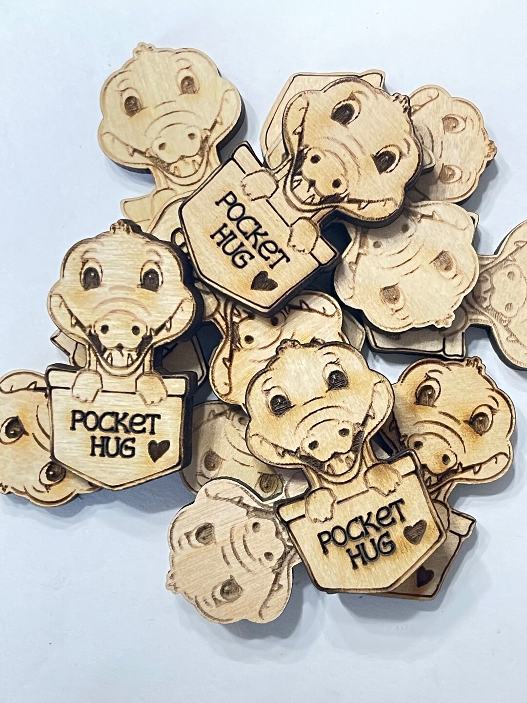 Croc Pocket Hug Laser Ready Cut File for Glowforge or Other Lasers ...