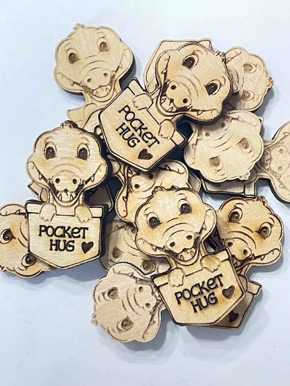 Croc Pocket Hug Laser Ready Cut File for Glowforge or Other Lasers ...