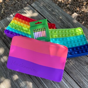 Personalized Pop Fidget Flexible Pouch for Back to School | Custom ...