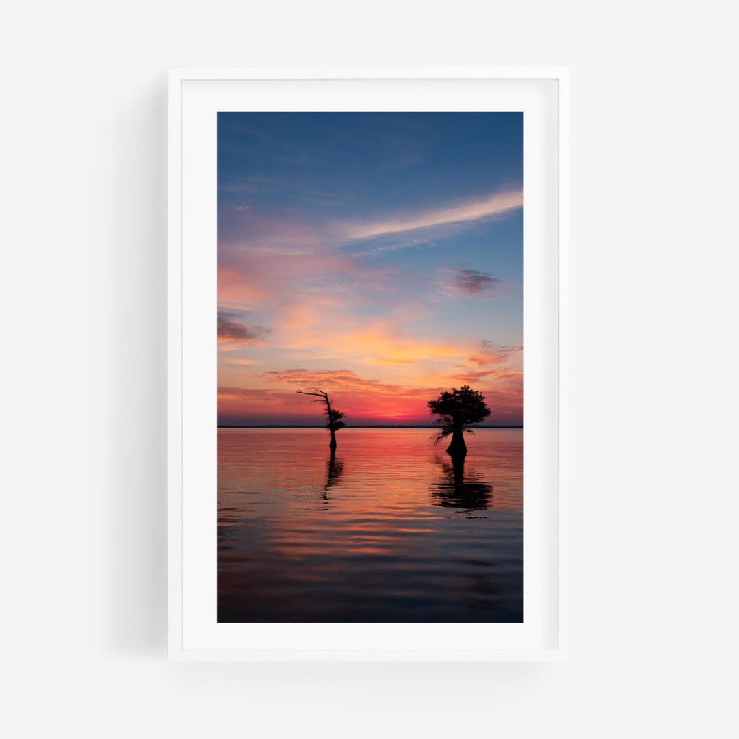 Albemarle Sound Sunset Wall Art, Inner Banks Photograph, North Carolina ...