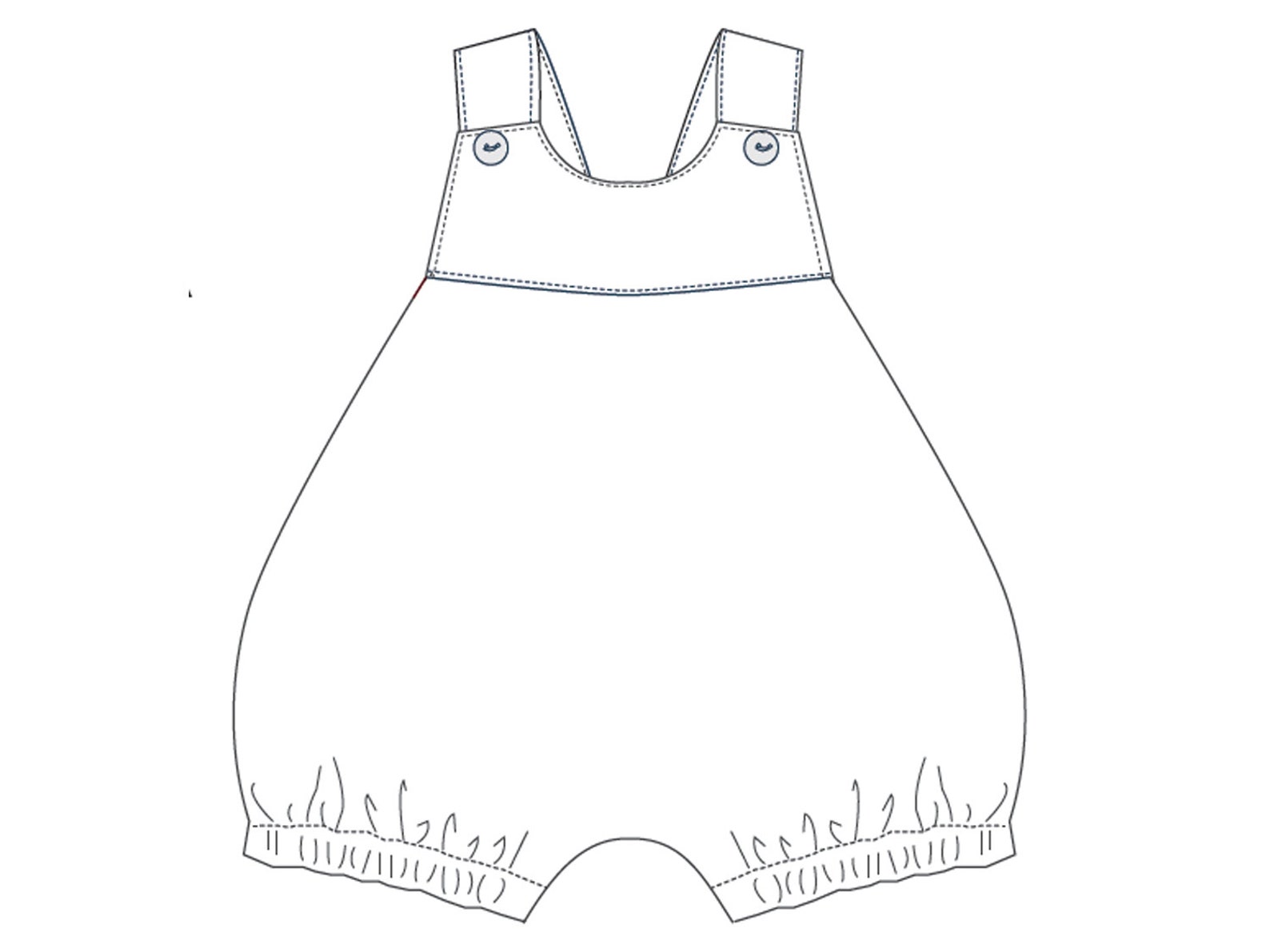 Baby Overall Sewing Pattern Pdf for Girls and Boys Dungaree - Etsy