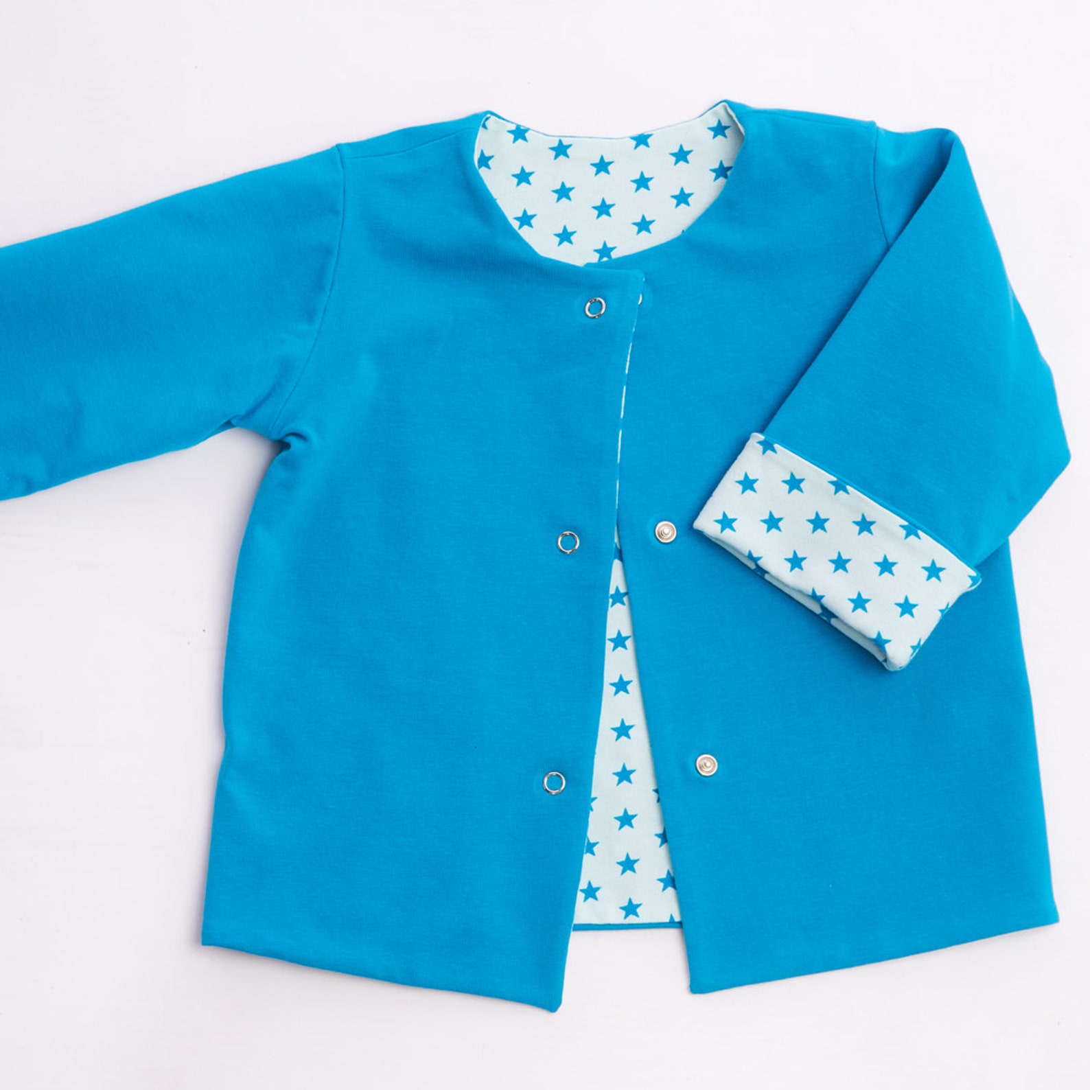Easy Reversible Baby Jersey Jacket Pattern Pdf for Boy Girl | Etsy