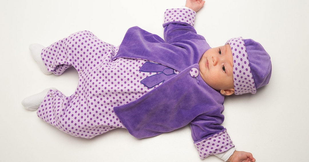 DIY Baby Romper, Jacket & Hat Pattern for Sizes 1M-3Y - Sewing Tutorial ...