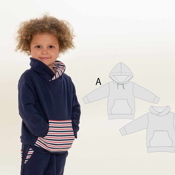 Girls Sweatshirt Dress Pattern - Etsy