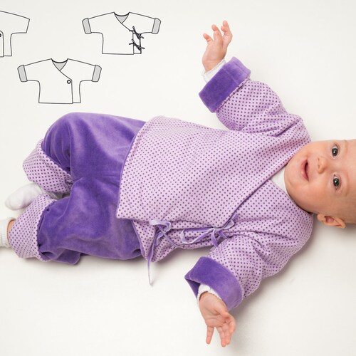 Easy Reversible Baby Jersey Jacket Pattern Pdf for Boy Girl - Etsy